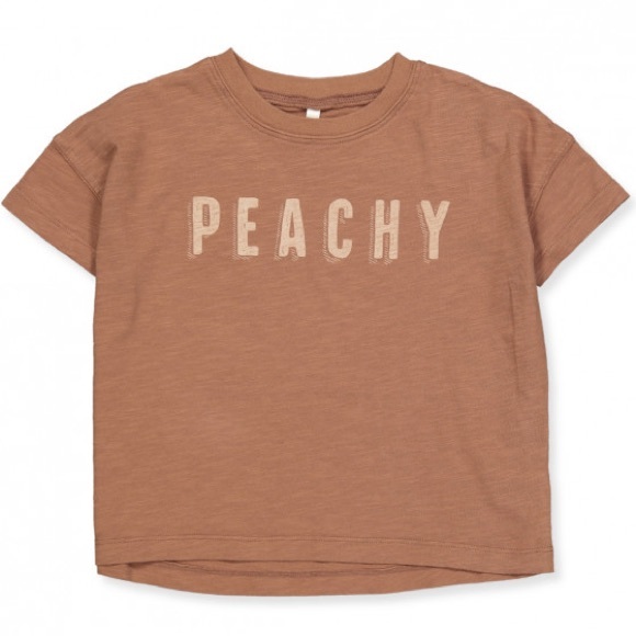 Rylee + Cru | Shirts & Tops | Rylee Cru Peachy Kids Short Sleeve Tshirt ...